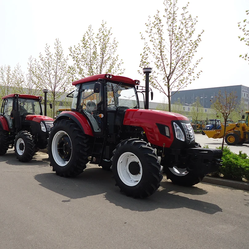 Trator agrícola grande de 4 rodas 130hp 4*4 equipamentos agrícolas ...