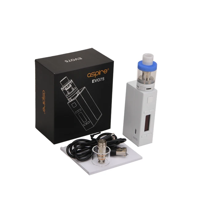 Original Aspire EVO75 Kit 2ml Atlantis EVO Tank and 75W NX75 Box MOD ...