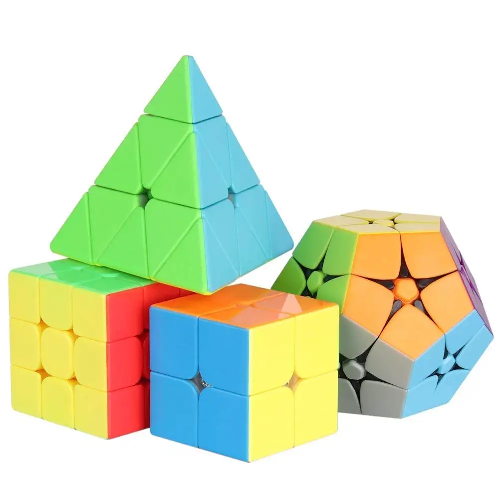 D FantiX Speed Cube Bundle Set Of 4 3x3 Pyramid 2x2 Dodecahedron Magic D FantiX Speed Cube Bundle Set Of 4 3x3 Pyramid 2x2 Dodecahedron Magic