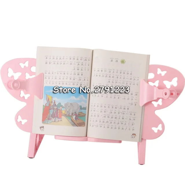 Adjustable creative Portable Steel Book Document Butterfly Stand ...