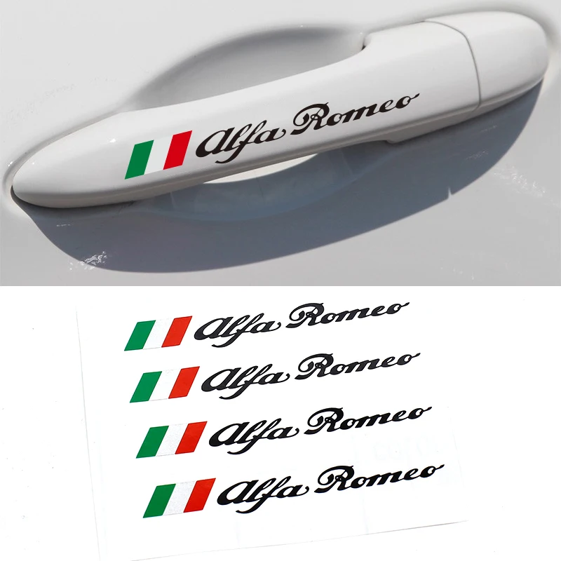 4X Out Door Handle Car Stickers Auto Decoration Film Body Paste for ...