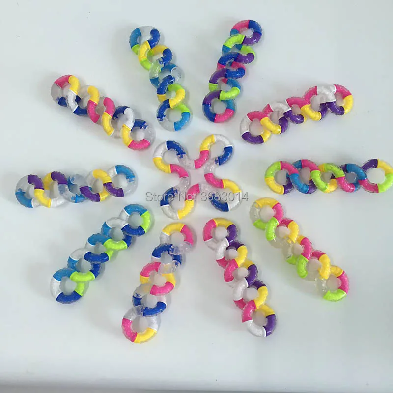 one piece anti stress Magic Rope Tangle Clicking Block toy Relief ...