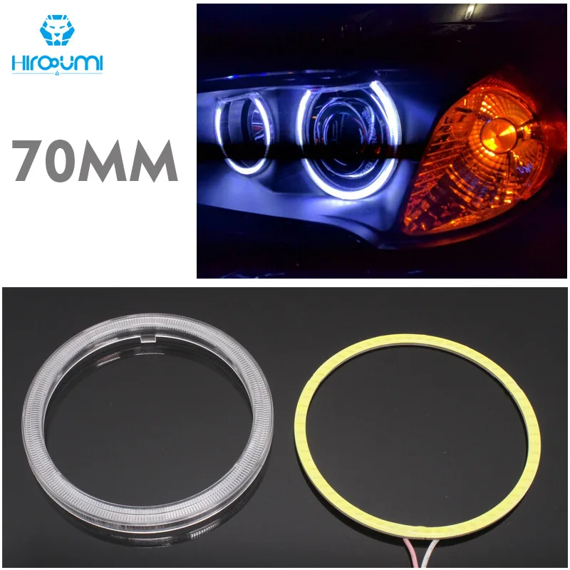 Highlighting the LED angel eyes, COB angel eye circle, modified fog ...