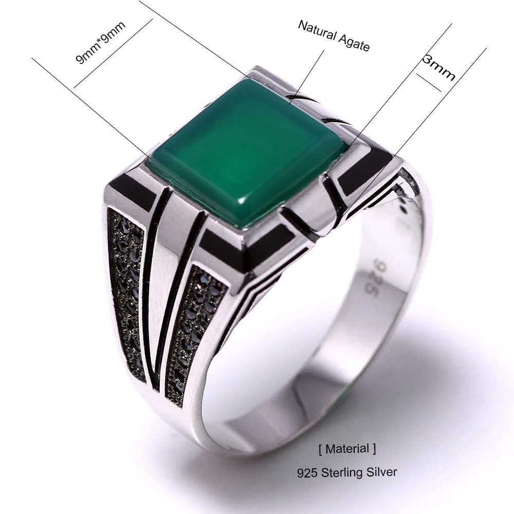 Cool Retro Vintage Turkish Ring For Men Large With Stones Colors ...