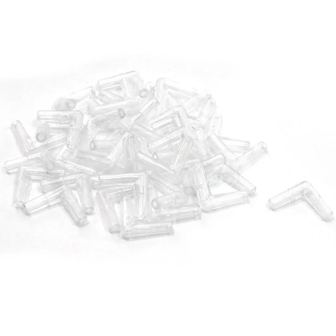 LHLL 40 Pcs 2 Way L Shape Pump Air Tubing Line Connector for Fish Tank ...