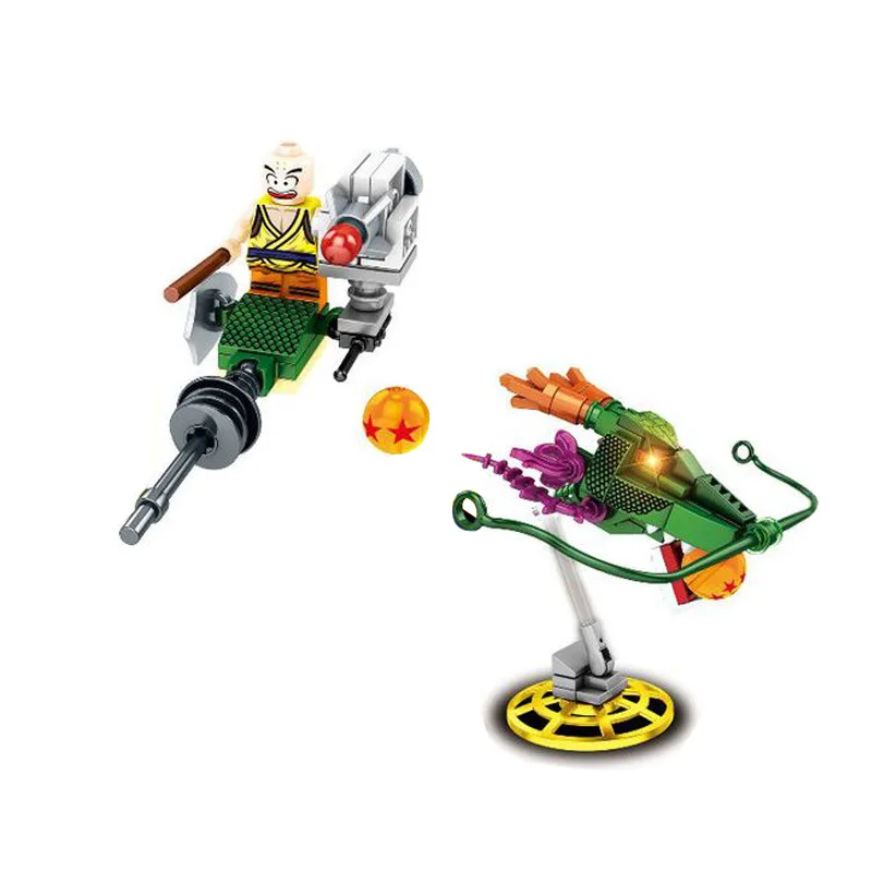 NEW 8in1 Dragon Ball Figure Z Son Goku Vegeta Krillin Dragon Building ...