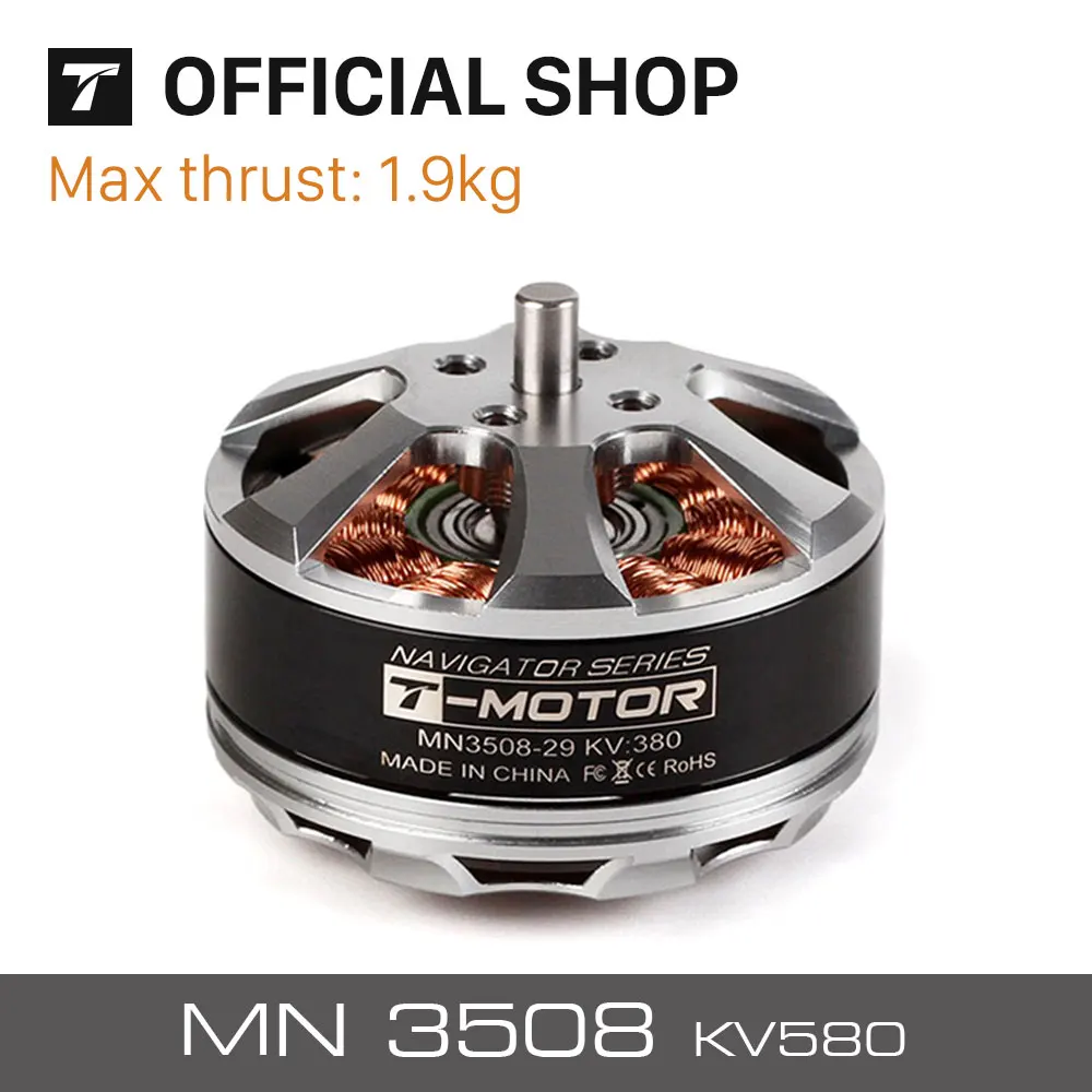 T motor electric RC Model Part MN3508 KV580 Outrunner Brushless radio ...