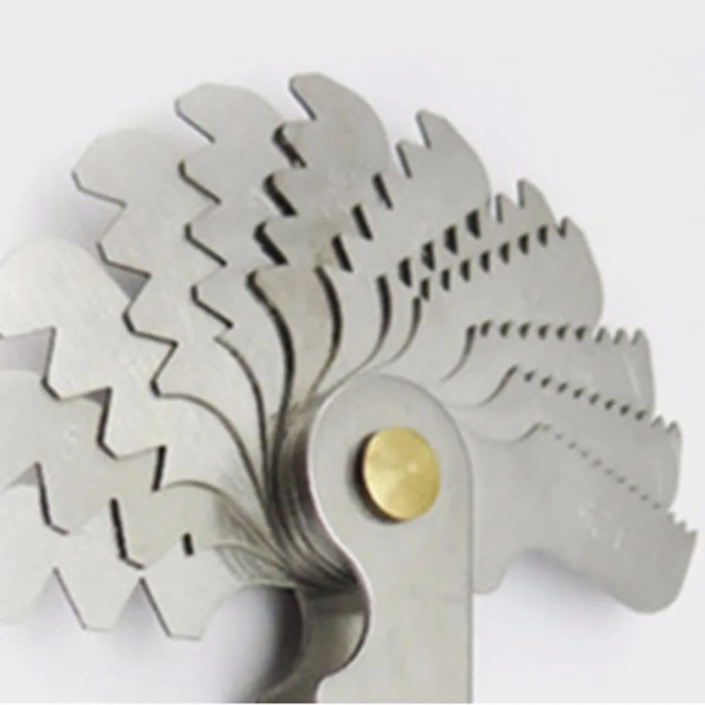 Teeth Metric Tooth Gauge Metric Thread Model Rib Pattern Thread Gauge ...