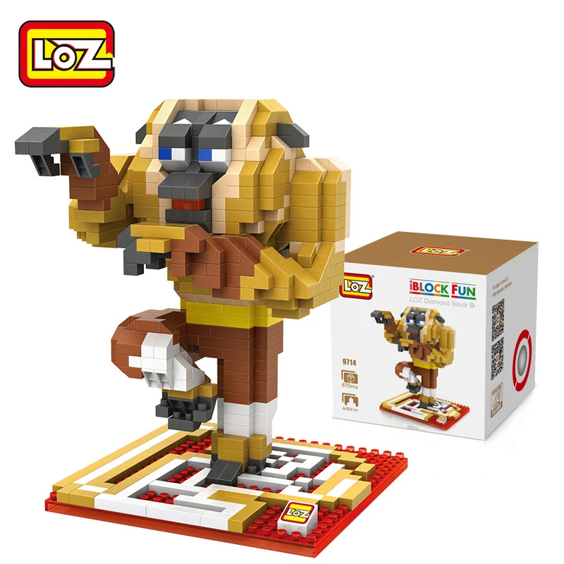 LOZ Kung Fu Panda Monkey Building Blocks Bricks Action Toy Figure Kids ...