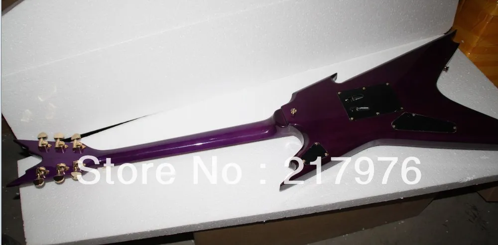 Купить фиолетовый Дин Диме razorback электрогитара Блум музыка byo ...
