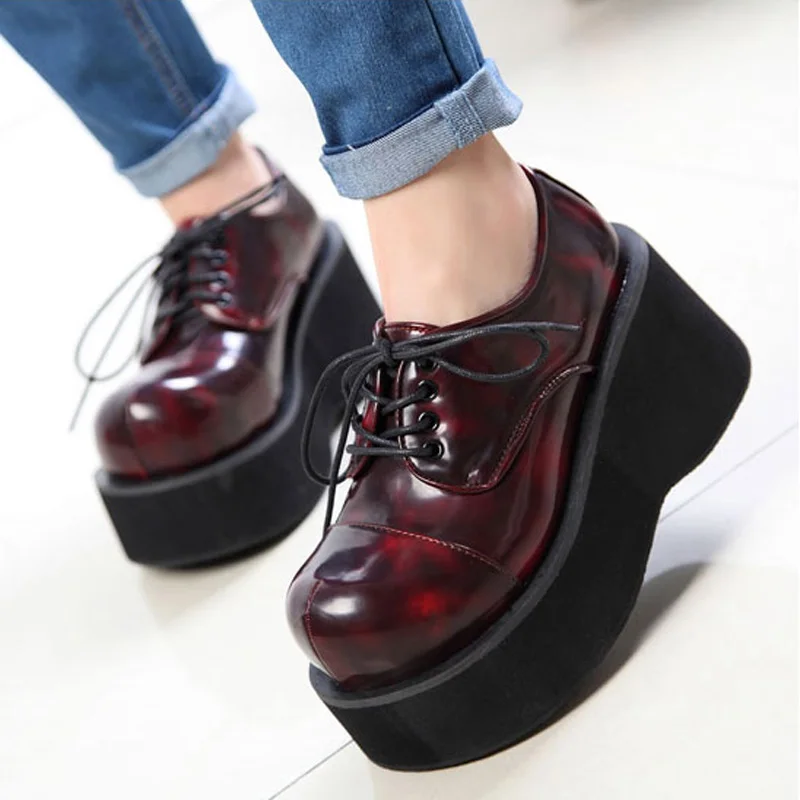 chaussure plateforme style creepers