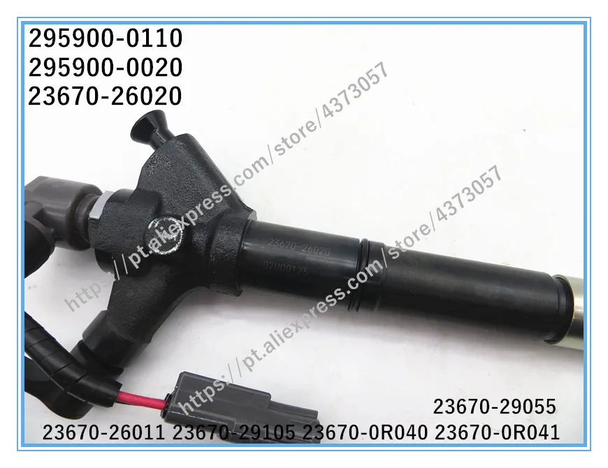 Натуральная G2 пьезо инжектор 295900-0110 295900-0020 для 23670-26020 ...