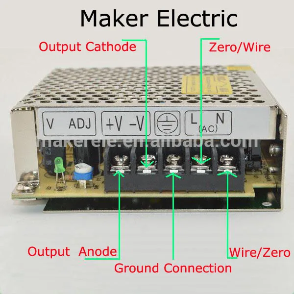 new model 75w dual output D-75B switching power supply new model 5v 24v ...