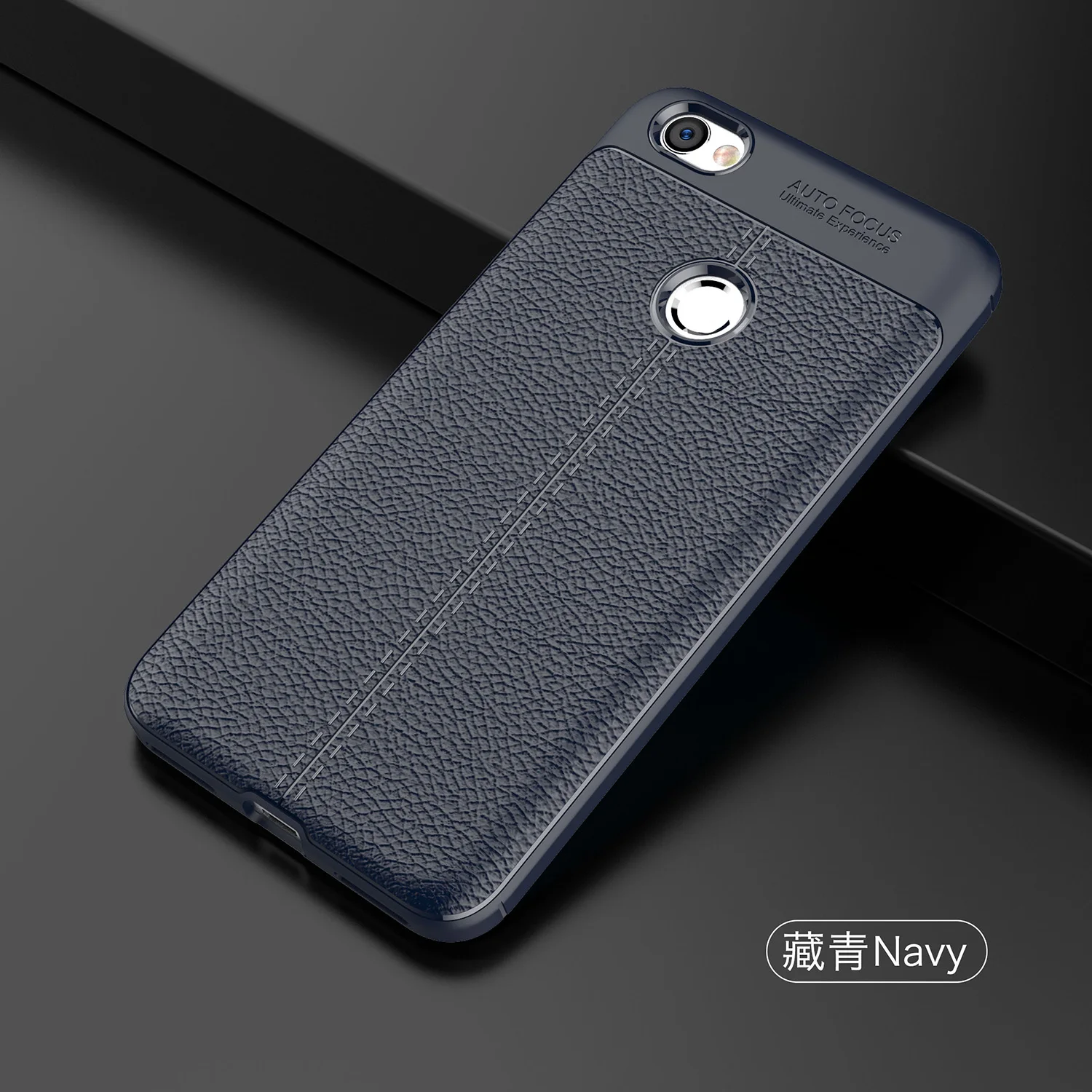 Wolfsay Soft TPU Case For Xiaomi Redmi Note 5A Case Leather Texture ...