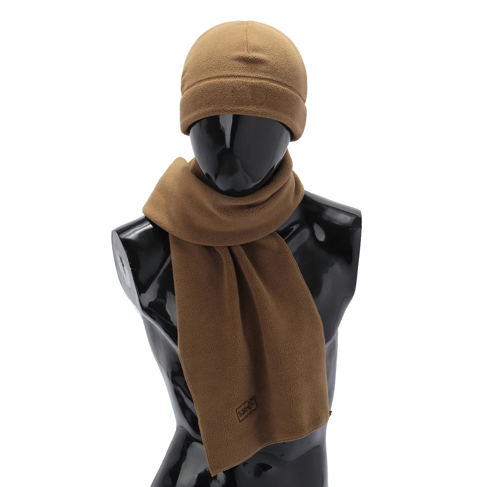Winter Warm Polar Fleece Hats Scarf Tactical Headgear Military Men ...