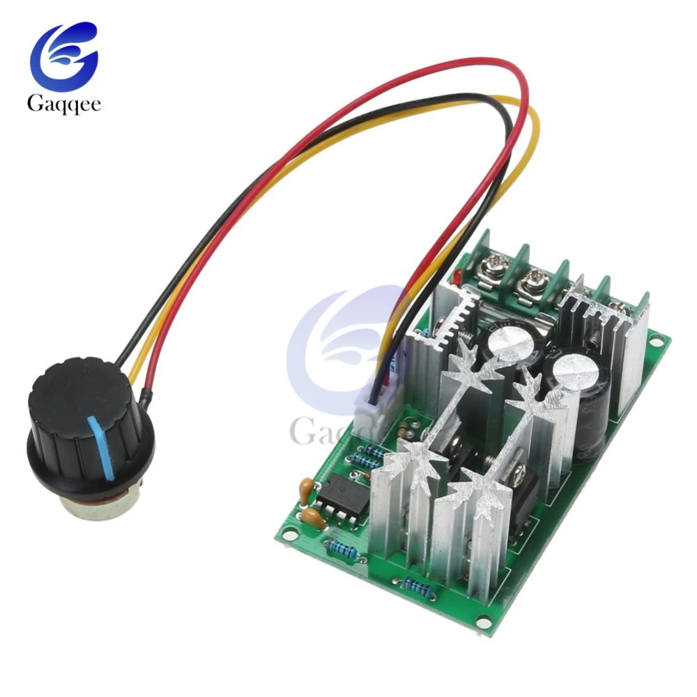 DC 10 60V DC 10V 60V Motor Speed Control Regulator PWM Motor Speed Controller Switch 20A Current ...