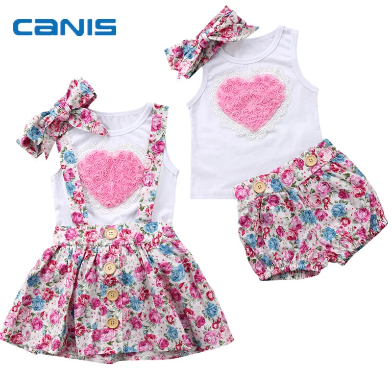 2018 Brand New Newborn Toddler Baby Kid Girl Sister Matching Cotton ...