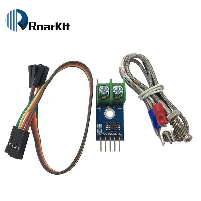 DELUXE MAX31855 w/ Type K Thermocouple Temperature Sensor Module Shield ...
