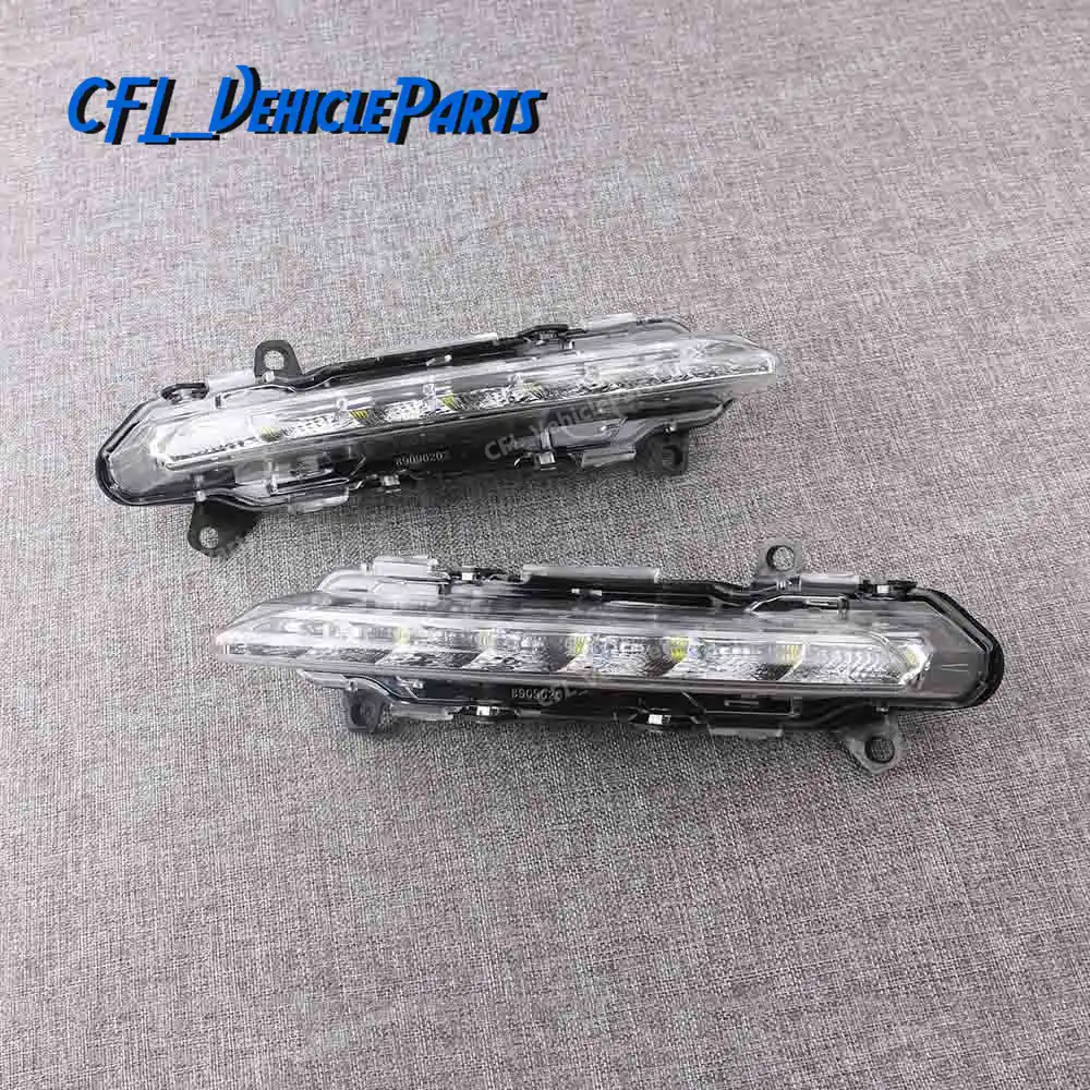 Front Bumper Chrome Trim Molding Pair L+R Side 2128852774 2128852874 ...