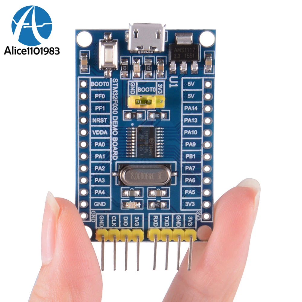 STM32F030F4P6 ARM CORTEX M0 Core 32bit 48 MHz Board Minimum System ... STM32F030F4P6 ARM CORTEX M0 Core 32bit 48 MHz Board Minimum System ...