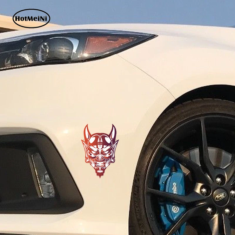 HotMeiNi 3.5"X5" Devil Satan Face Evil Demon Lucifer 666 Car Bumper ...