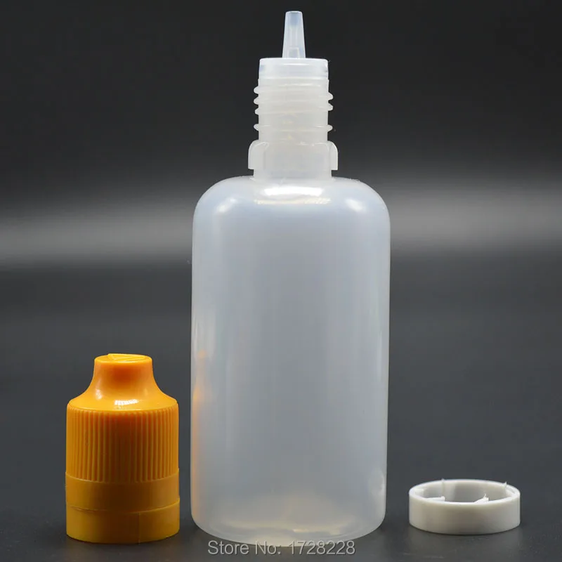 Wholesale 1000pcs/lot liquid dropper bottle 50ml,PE plastic drop bottle ...