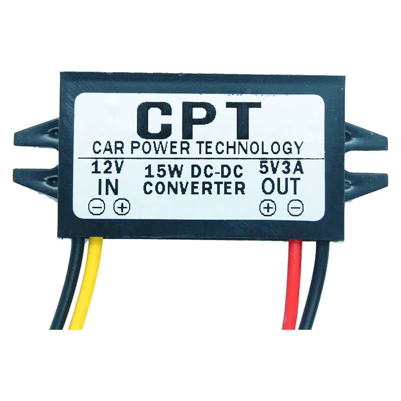 Waterproof DC/DC Converter Regulator 12V to 5V 3A 15W Car Led Display ...