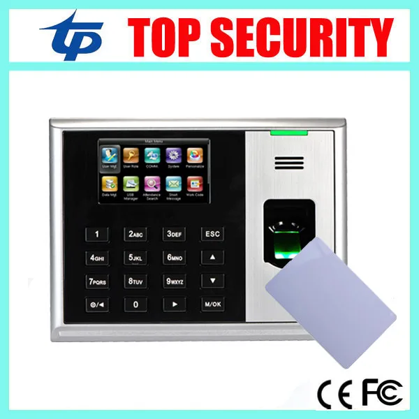 Biometric Fingerprint Attendance Time Clock with ID Card Reader + TCP ...