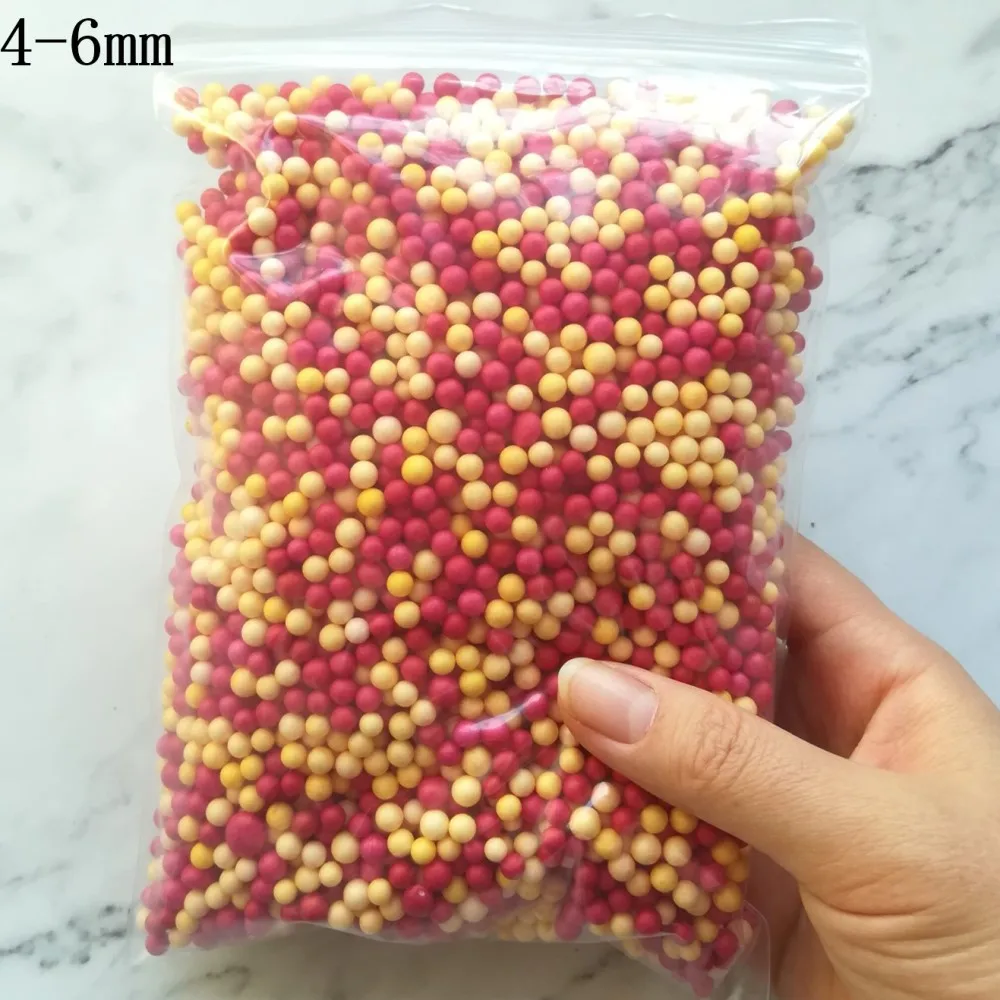 15000pcs 15g Bright Colours Foam Beads Colorful Polystyrene Foam Balls ...