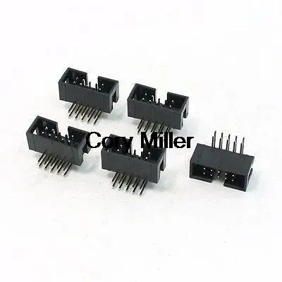 Dual Rows 2.54mm Pitch 10Pins 90 Degree Angle IDC Pin Headers|header 90 ...