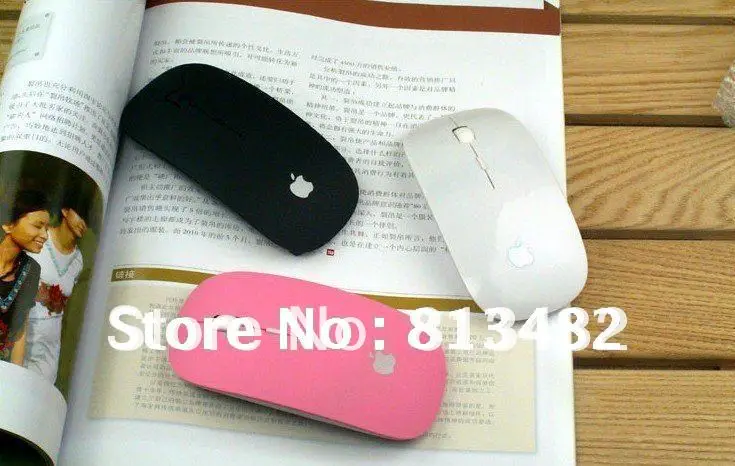 Free shipping the fashionable wireless mouse and mice 2.4G receiver ...