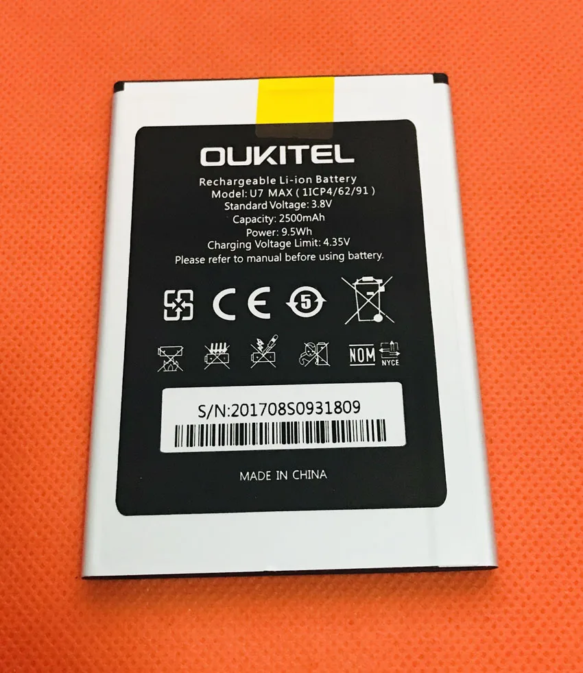 Bateria original de 2500mah, para oukitel u7 max|2500mah battery ...