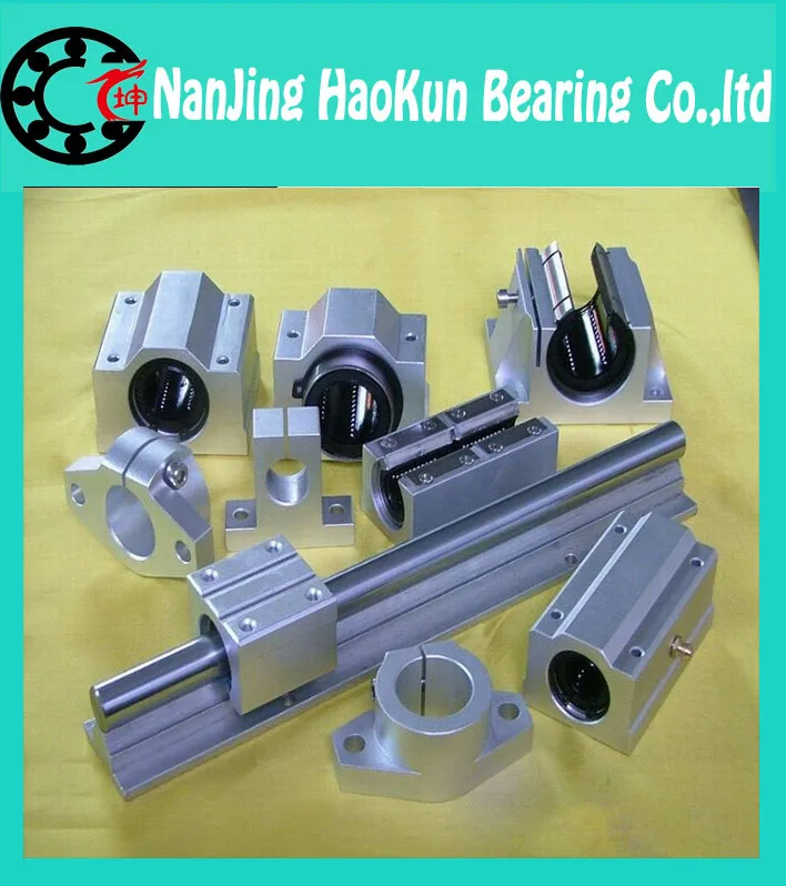 1pcs Linear Motion guide supported rail SBR20 L200mm chrome plated ...