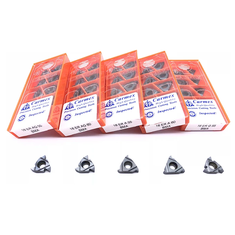 Insert 100% Original 16ER AG55 A55 G55 AG60 BMA CNC External Thread ...