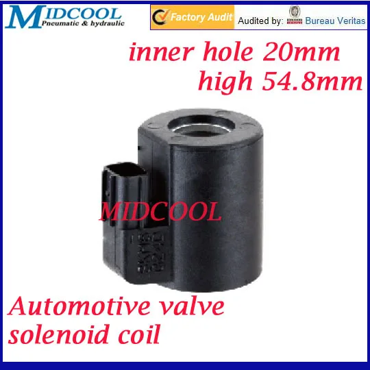 Car Solenoid Valve Coil Connector 24v Dc Inner Hole Diameter 20mm High ...