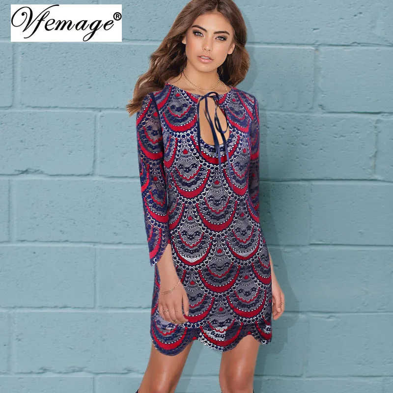 Vfemage Sexy Keyhole See Through Lace Girl Ladies Womens Party Club ...