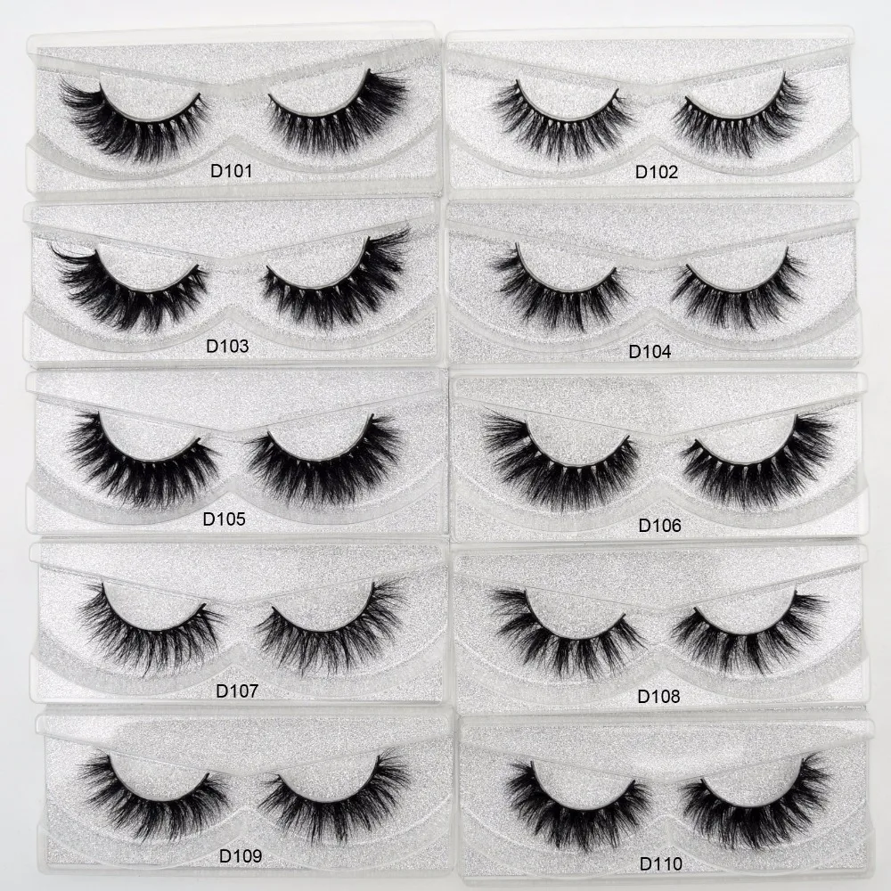 Lash Natural False Eyelashes 3D Real Mink Lashes Soft Thick Natrual ...