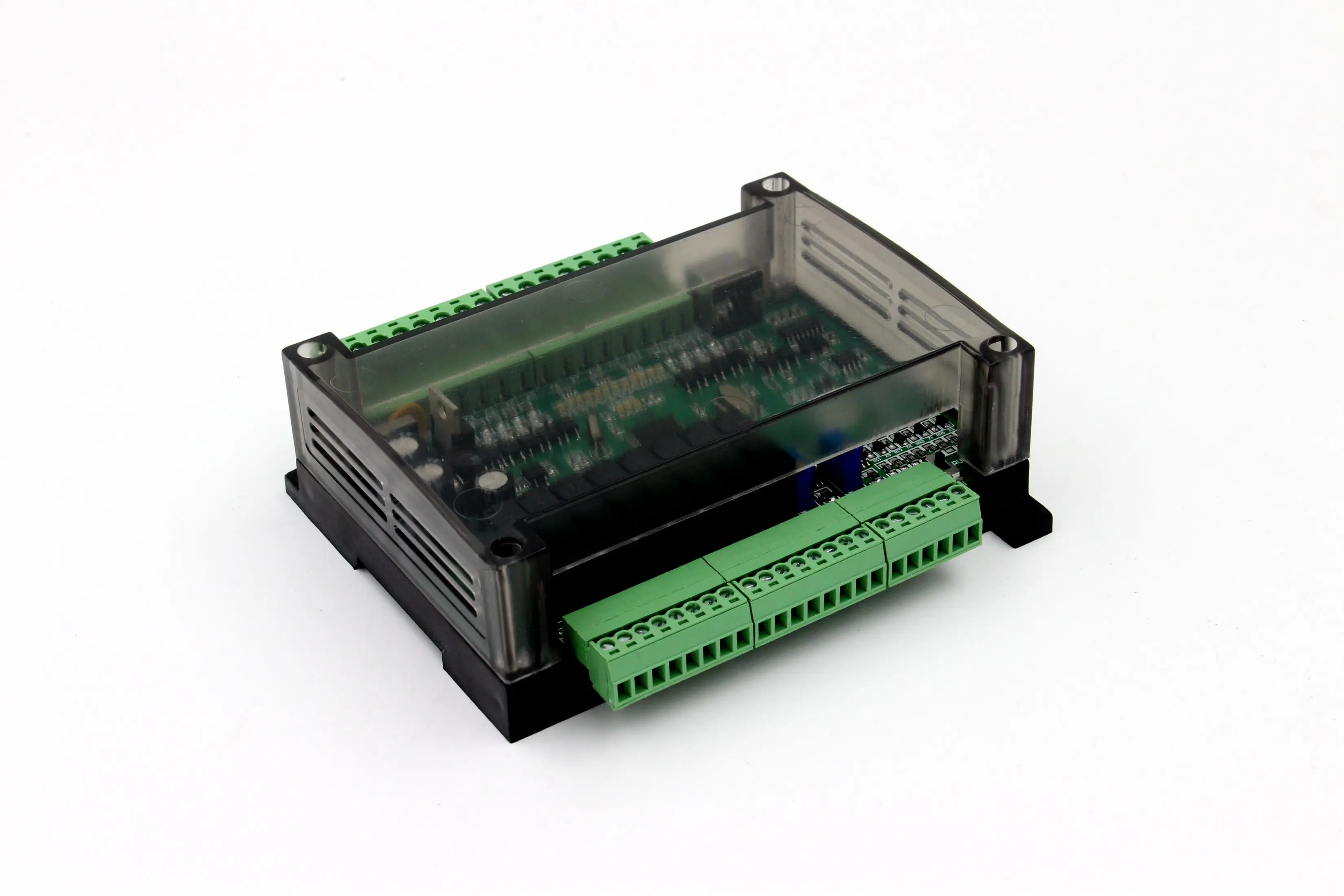 FX2N 20MR โมดูล4AD 2DA 0 10V 0 20mA นาฬิกาอุปกรณ์เสริม RS232 RS485 ...