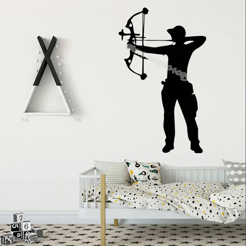 Compound Bow And Arrow Decal