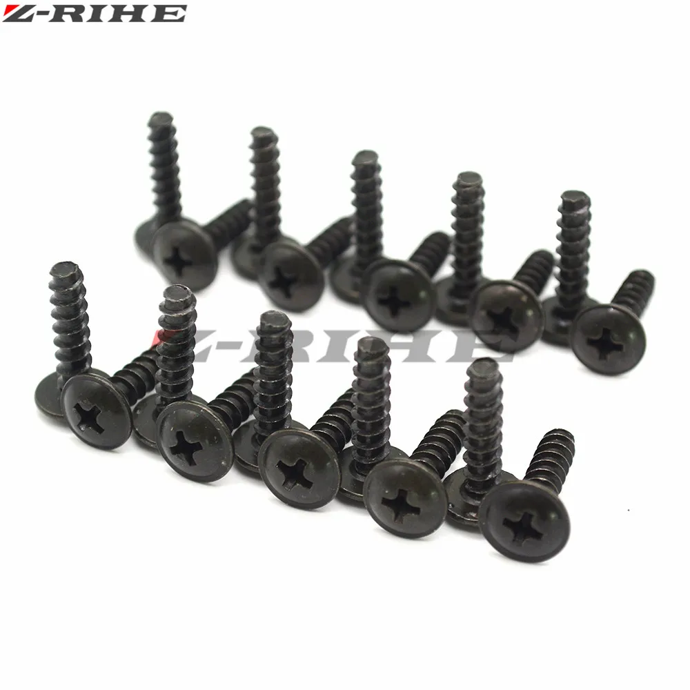 20x 4MM Universal Motorcycle Fairing Bolt Screw Washers Fastener ...