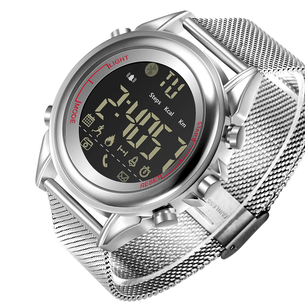 High tech Bluetooth Sports Outdoor Watch LED Wireless Device Smart ...