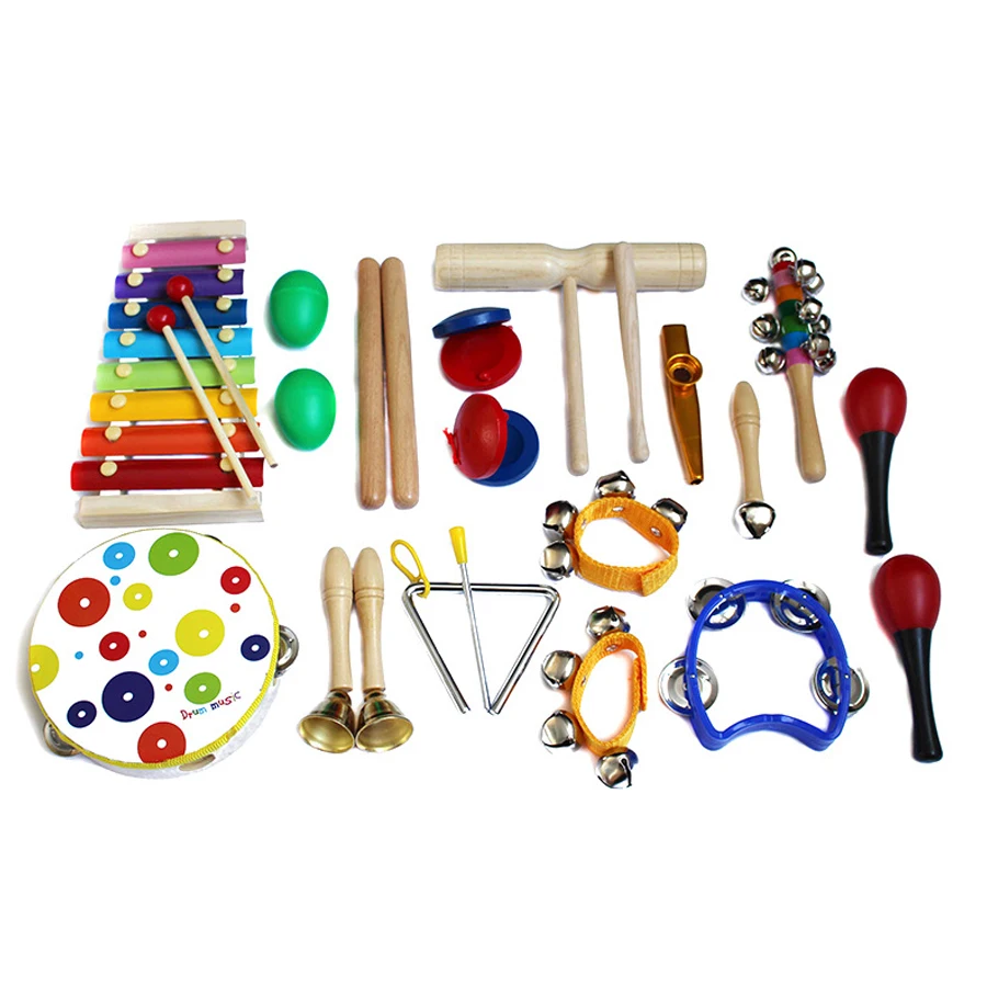 10-19pcs Musical Instruments Set Children Early Childhood Music ...