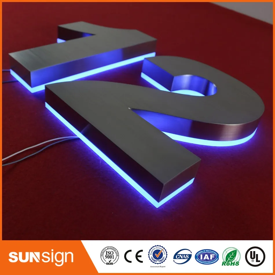 Letrero led personalizado de 30cm, letreros led de salón, venta al por ...