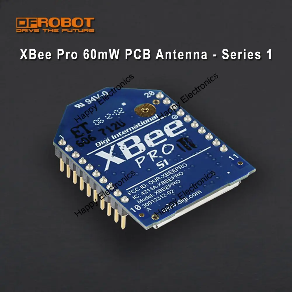 Sparkfun 100% Genuine XBee Pro 60mW PCB Antenna Series 1 /S1 RF ...