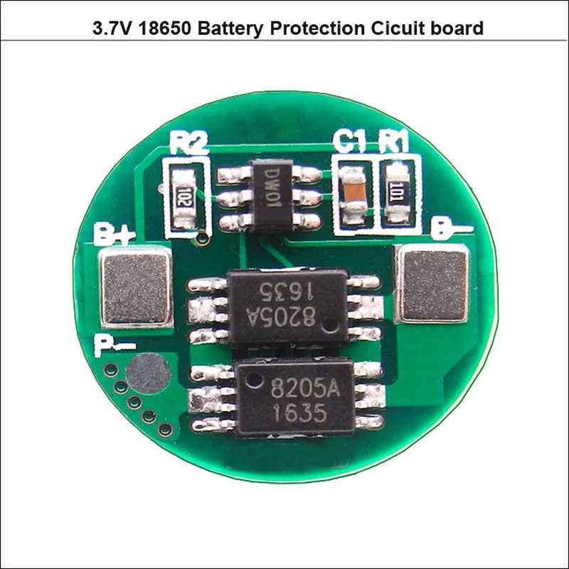 1s 3.7v 18650 Pcb Board And 4.2v Cylindrical Protection Circuit With 4a ...
