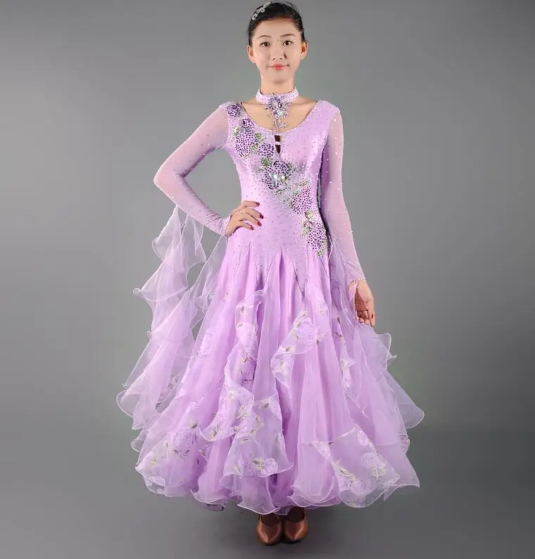Ballroom-Competition-Dance-Dresses-Lady-High-Quality-Flamenco-Waltz ...