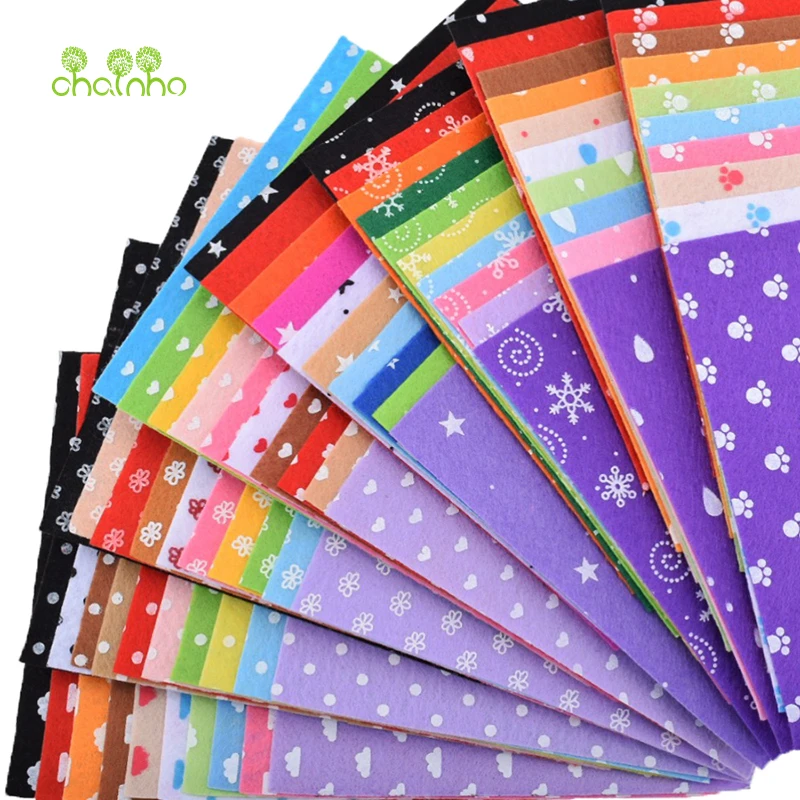 Printed Felt,non Woven Fabric,1mm Thickness,polyester Cloth,for Sewing ...