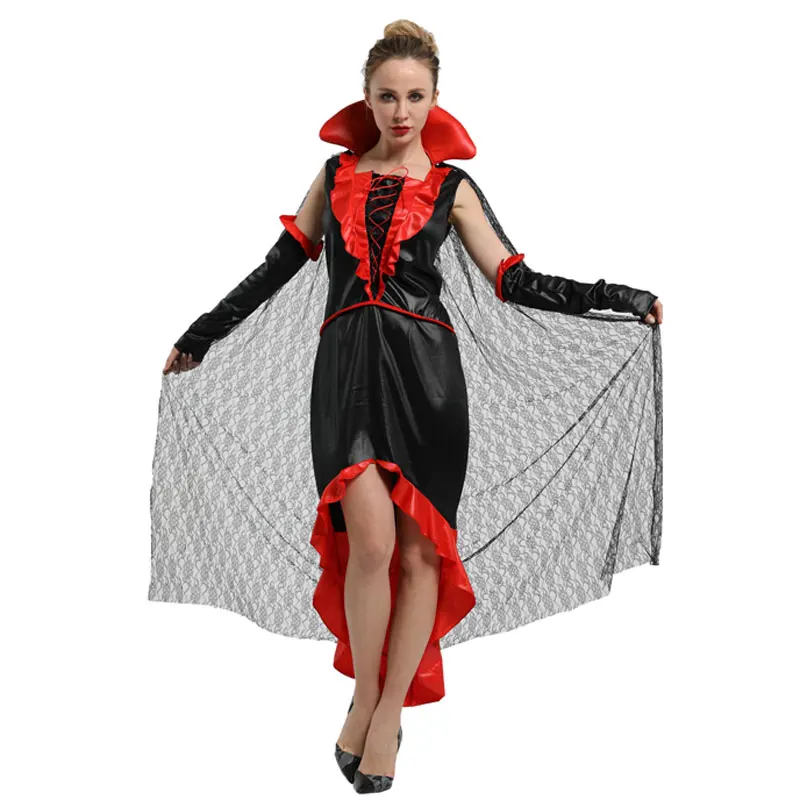 Adult Womens Noble Female Vampire Cosplay Countess Vampiress Costume ...