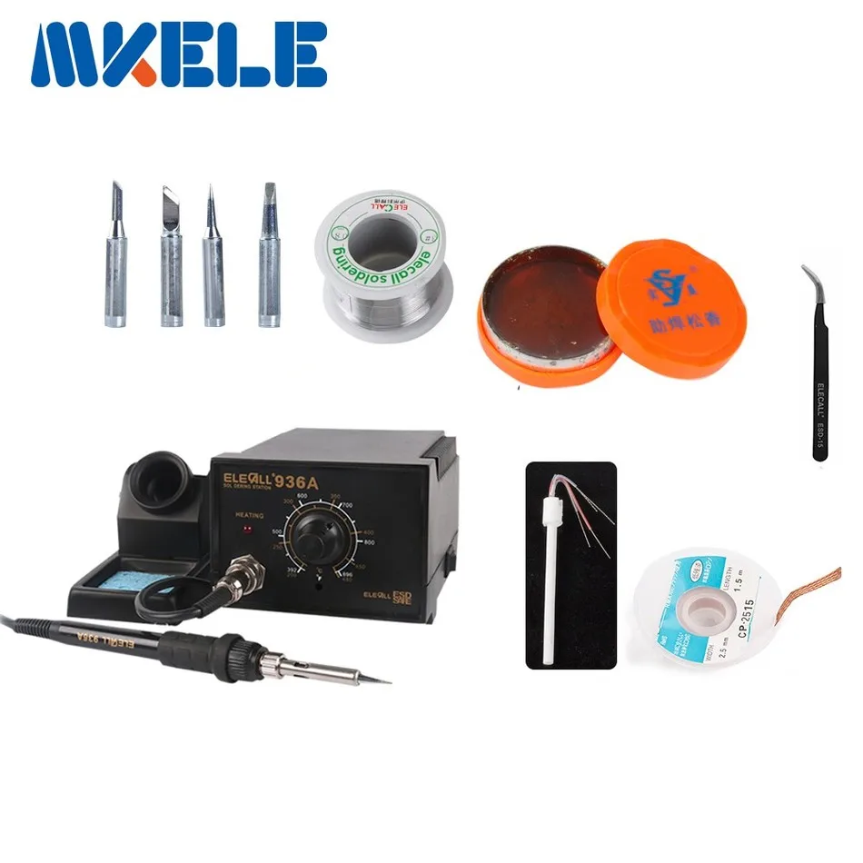 75W ESD Digital Soldering Iron Rework Station Antistatic SMD Welding ...