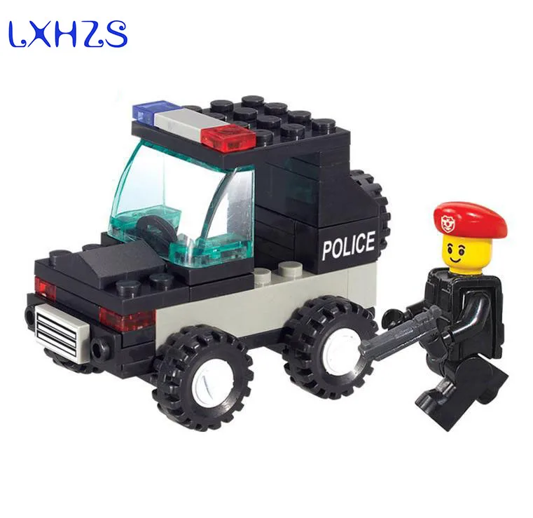 Riot police City Series Police Swat Car Building Block sets Kids ...